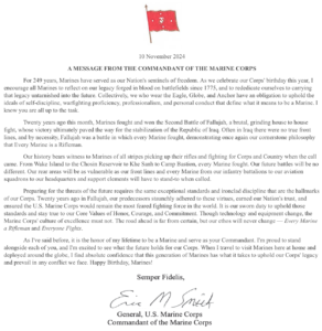 USMC Birthday – Marine Corps League – Detachment 924